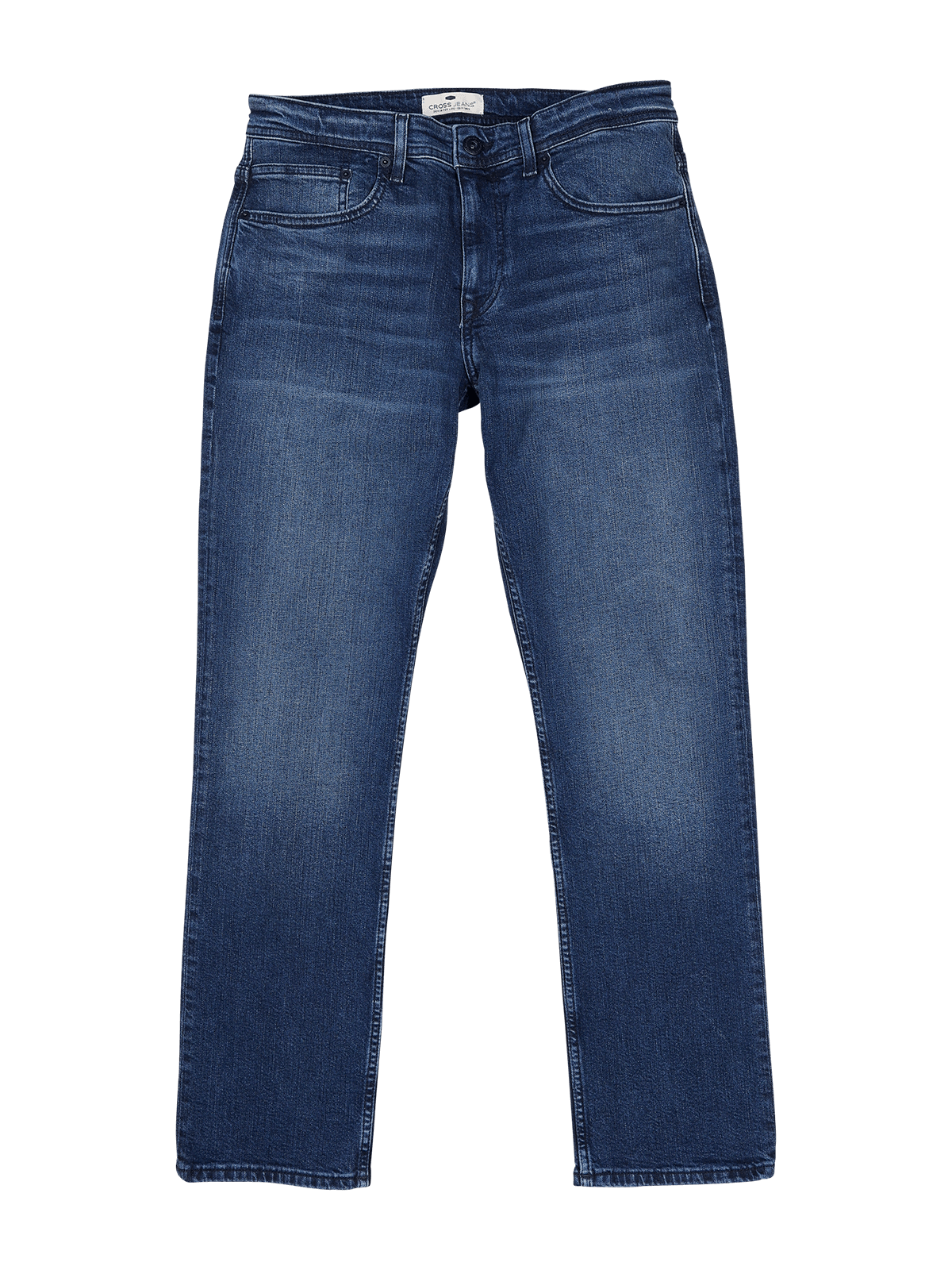 Cross Jeans Dylan Jeans Straight Fit in Mittelblau | JEANS.CH