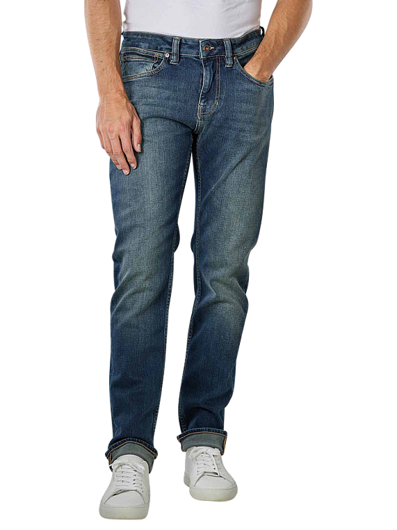Kuyichi Nick Straight Jeans Straight Fit in Mittelblau | JEANS.CH